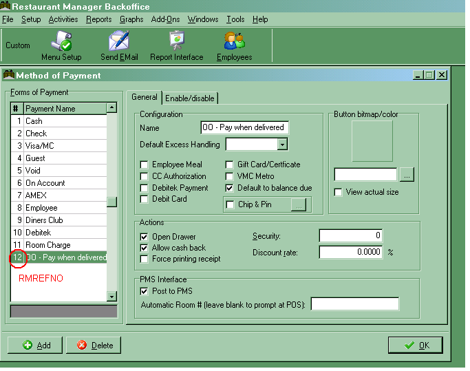 Restaurant Manager Back Office Setup RM Back Office